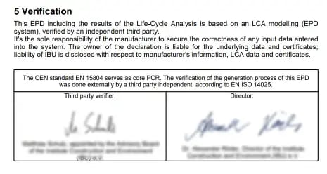 How to read an EPD | One Click LCA